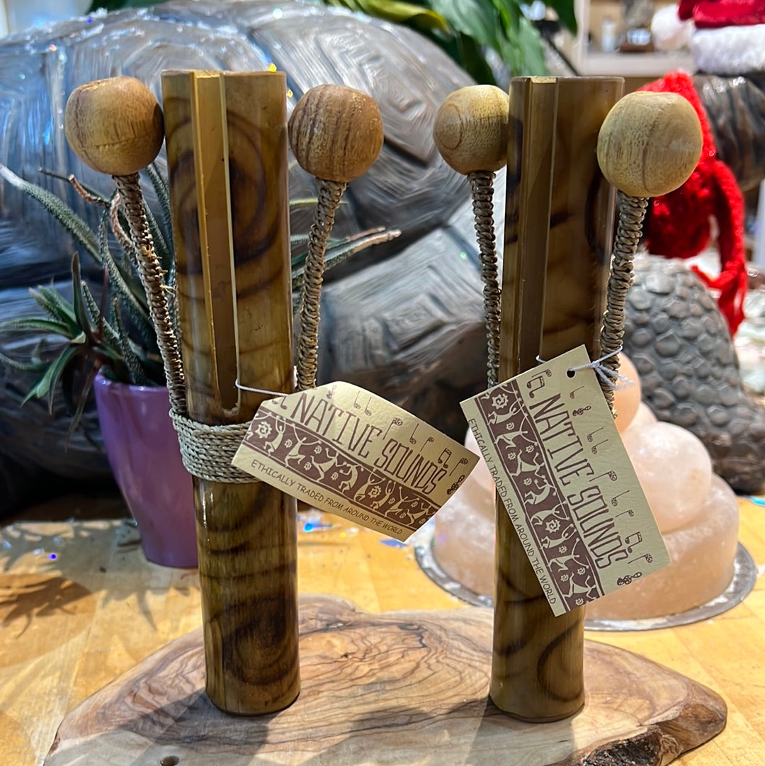 Bamboo Shaker – Rocks, Crystals, and Gems