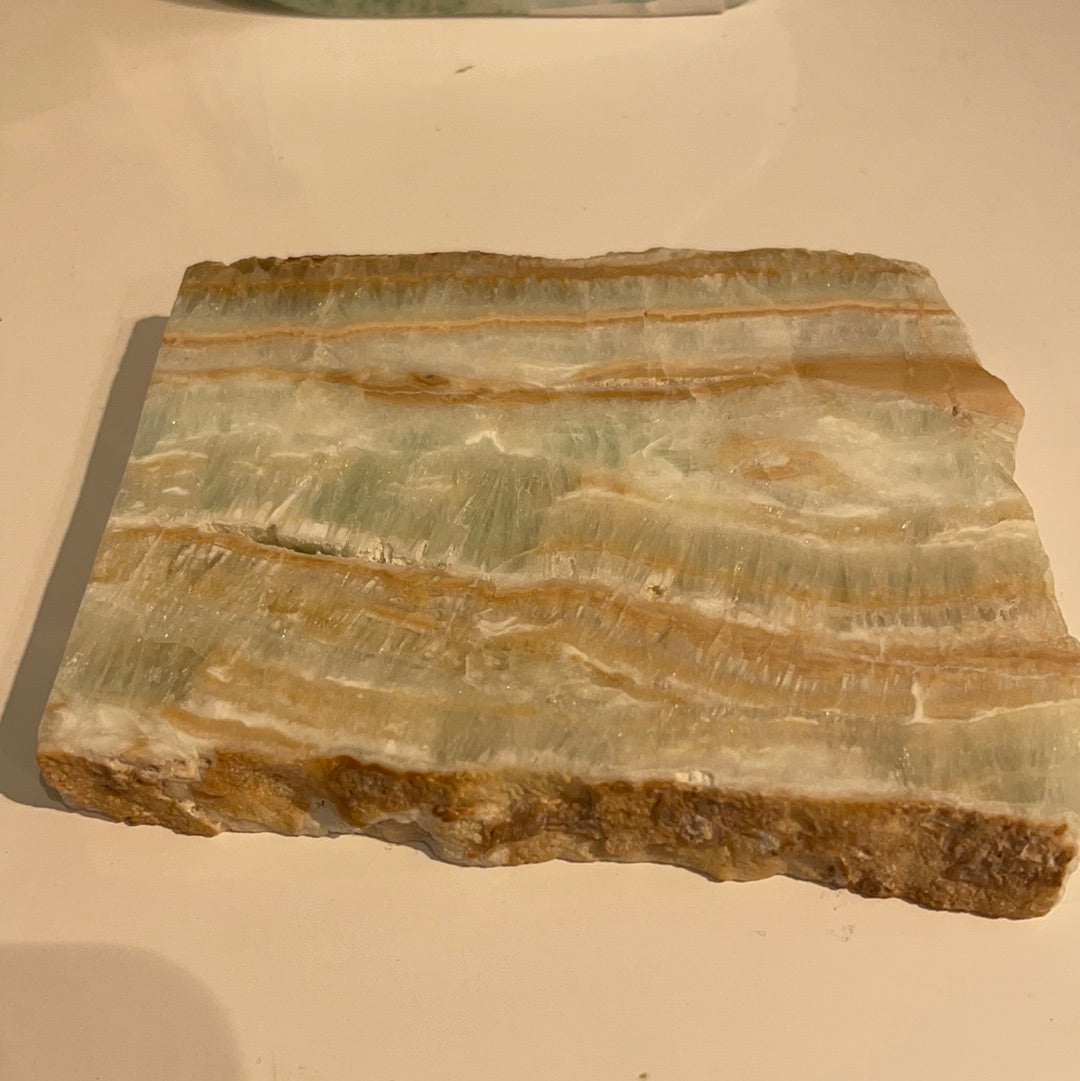 Caribbean Calcite Slab – Rocks, Crystals, and Gems